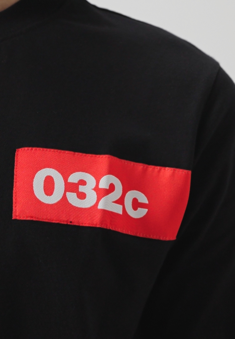 032c TAPED TEE UNISEX - T-Shirt print - black/schwarz - Zalando.ch