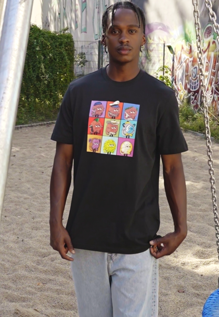 adidas Performance LILSTRIPE META - T-shirt imprimé - black/noir ...