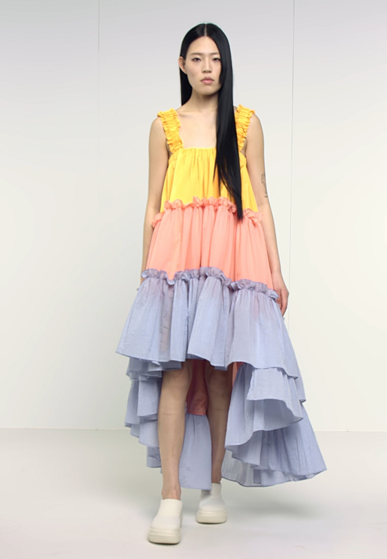 Brogger EXCLUSIVE AUBREY MIDI DRESS - Maxi dress - dusty violet/peach ...