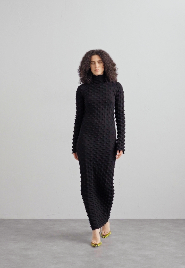 Chet Lo SPIKY GOWN - Maxikleid - black/schwarz - Zalando.de