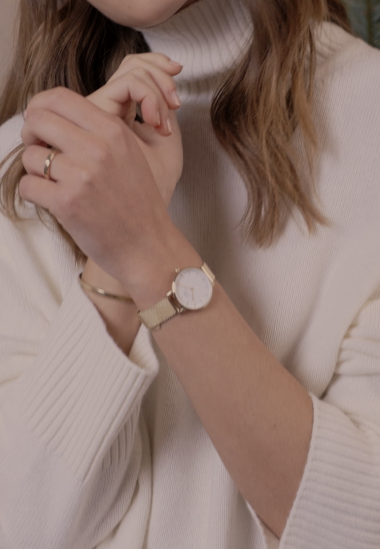 Daniel Wellington PETITE EVERGOLD 28MM Montre Gold coloured dor Daniel Wellington PETITE EVERGOLD 28MM Montre Gold coloured dor