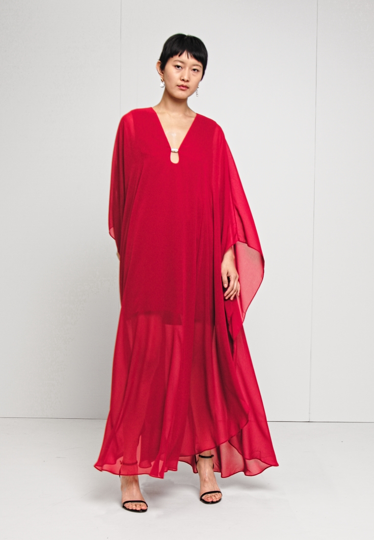 Halston Ballkleid - halston red/rot - Zalando.ch