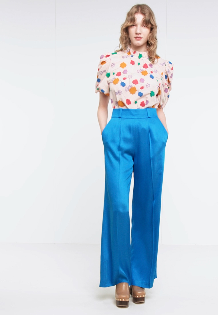 HUGO HANIANA - Stoffhose - bright blue/blau - Zalando.ch