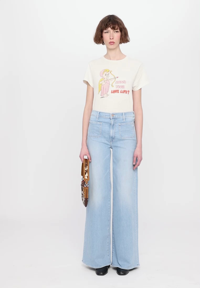 Mother PATCH POCKET UNDERCOVER SNEAK - Jeans Relaxed Fit - light blue ...