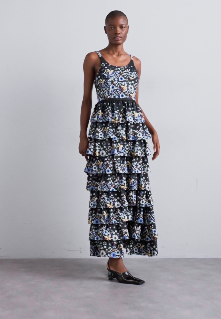MUNTHE FRUMA - Maxi dress - black - Zalando