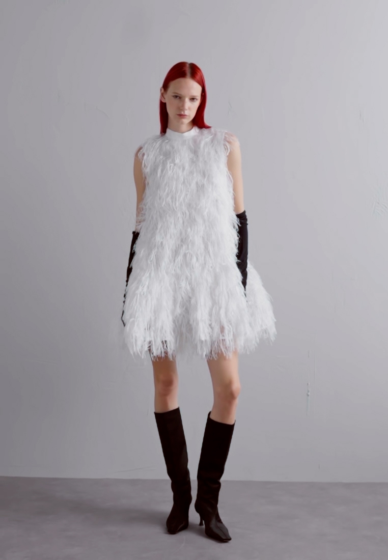 Roksanda ODETTE DRESS - Cocktailkleid/festliches Kleid - ivory/weiß ...