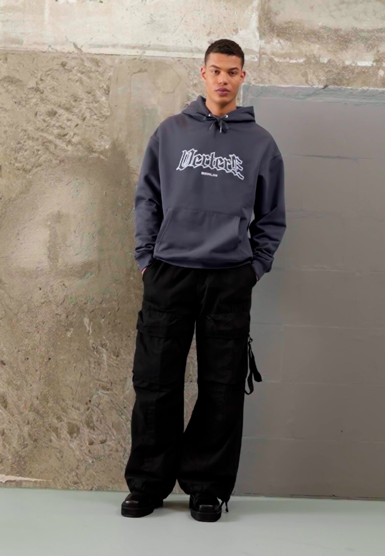Vertere Berlin GLASS LOGO HOODIE UNISEX - Sweatshirt - anthracite ...