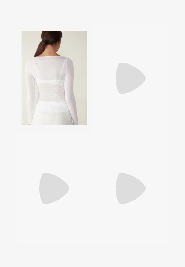 Nike Sportswear COURT VISION - Baskets basses - white/sea coral/volt black/blanc - ZALANDO.FR